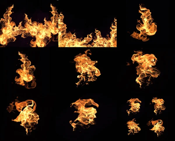 Flame samples — Stock Photo © Transition #1211347
