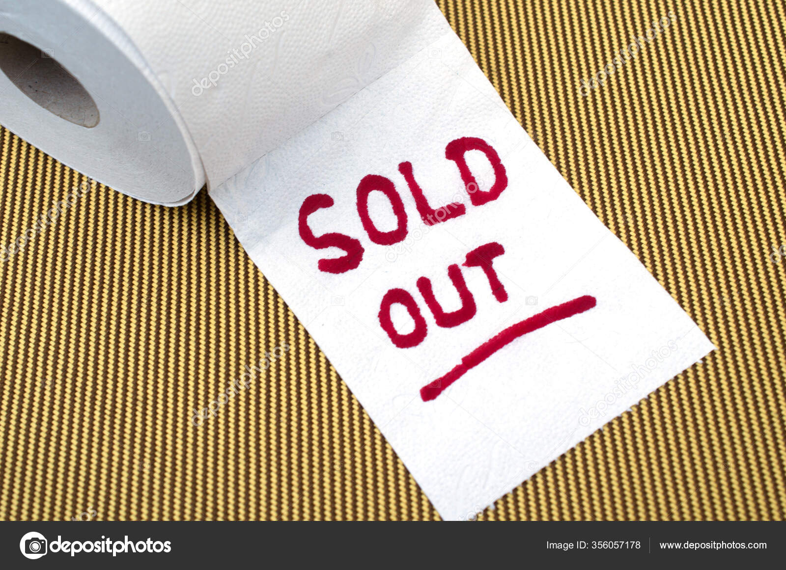 Toilet Paper Roll Words Sold Out Stock Photo by ©digitalmiket 356057178