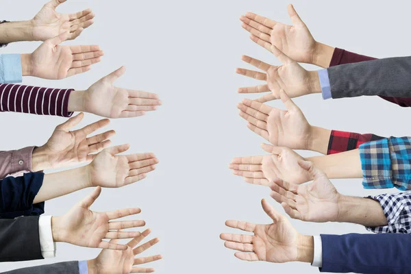 Many hands Stock Photos, Royalty Free Many hands Images | Depositphotos