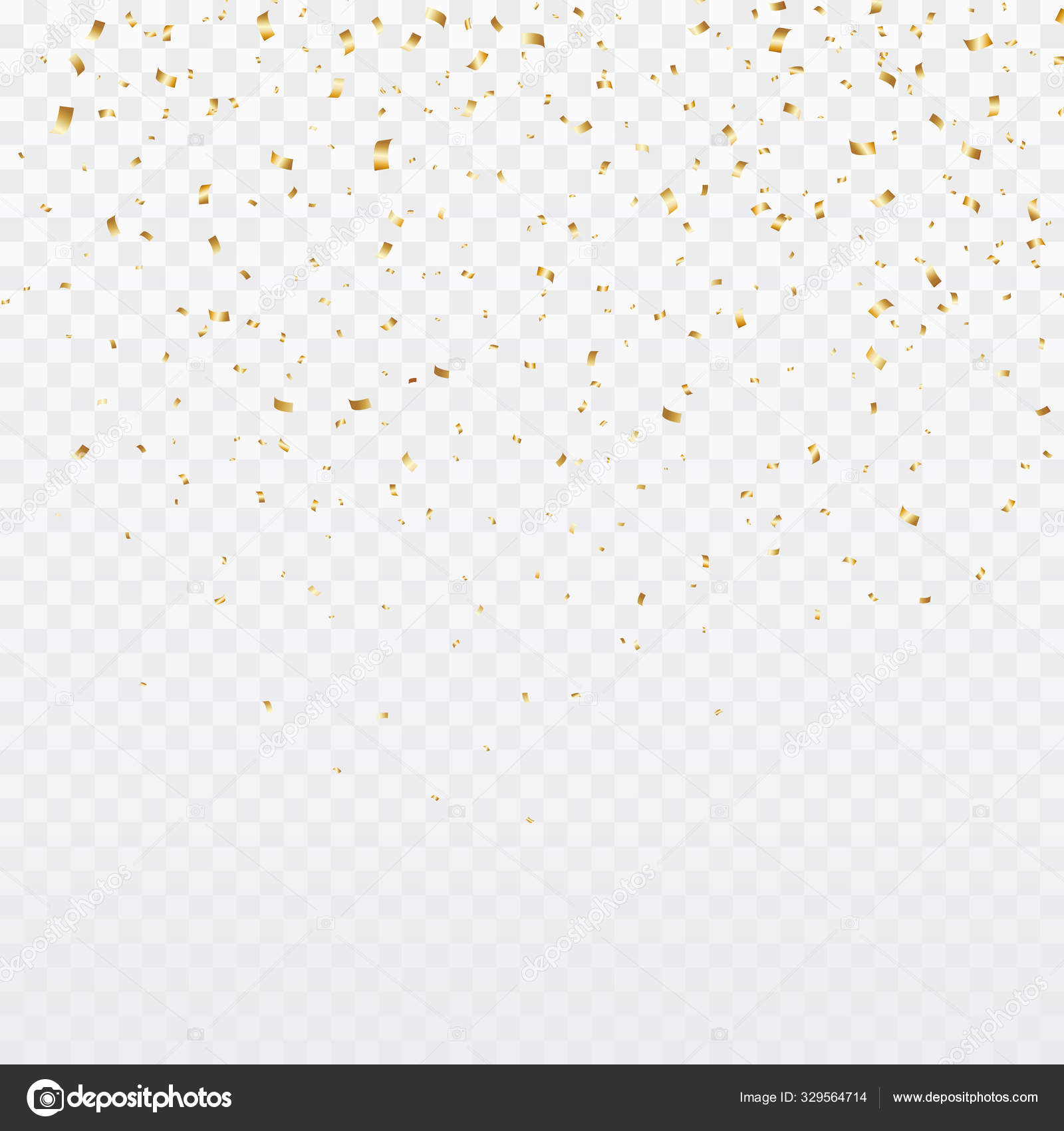 Gold Confetti Vector Background Stock Vector Image by ©kruche_Gucci ...