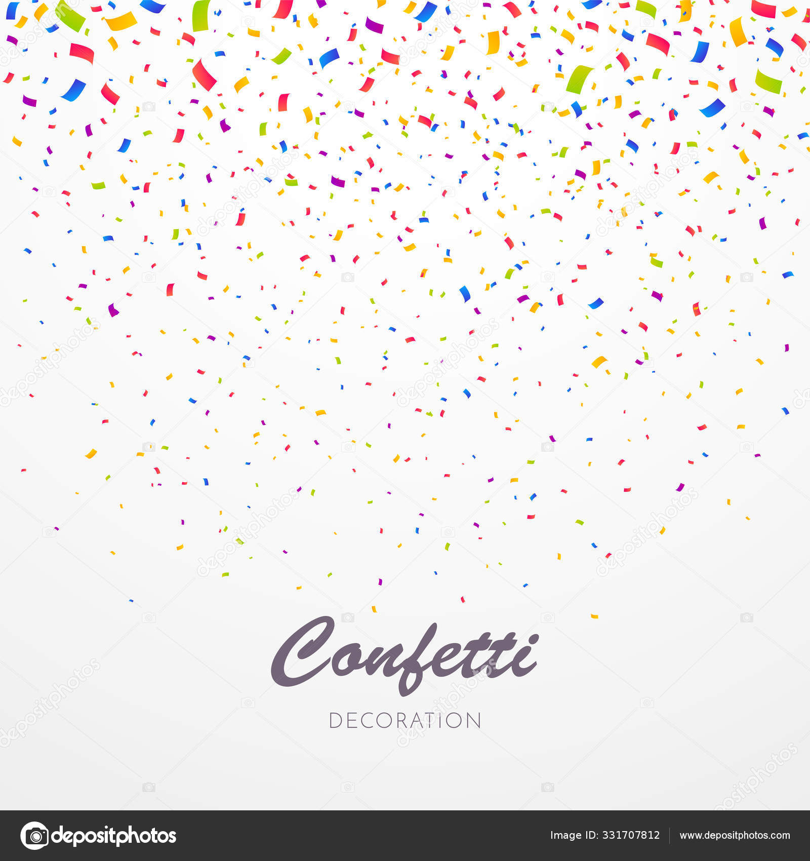 Confetti Vector Background Stock Vector Image by ©kruche_Gucci #331707812
