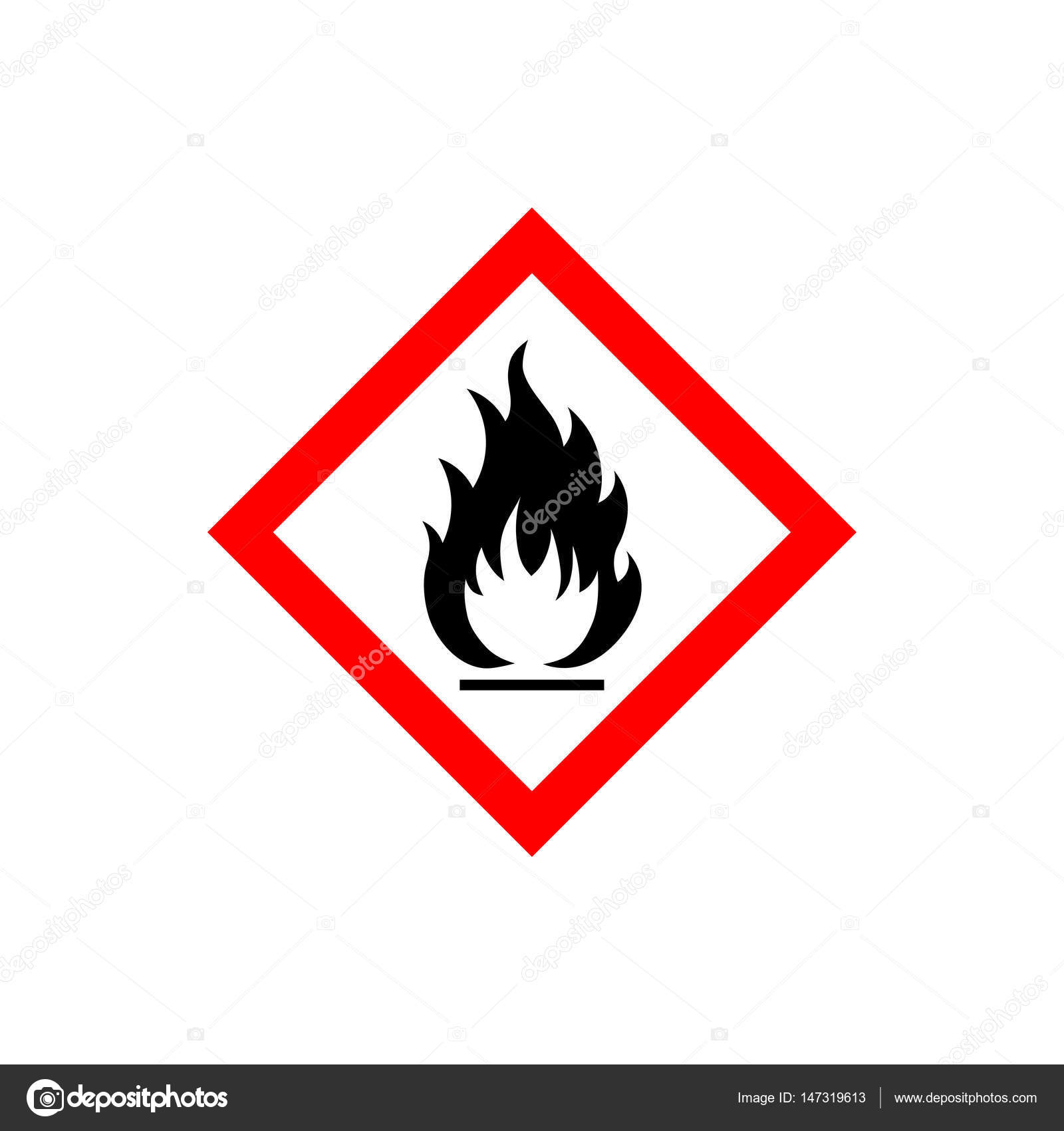 Flammable sign icon Stock Vector Image by ©Sergt #147319613