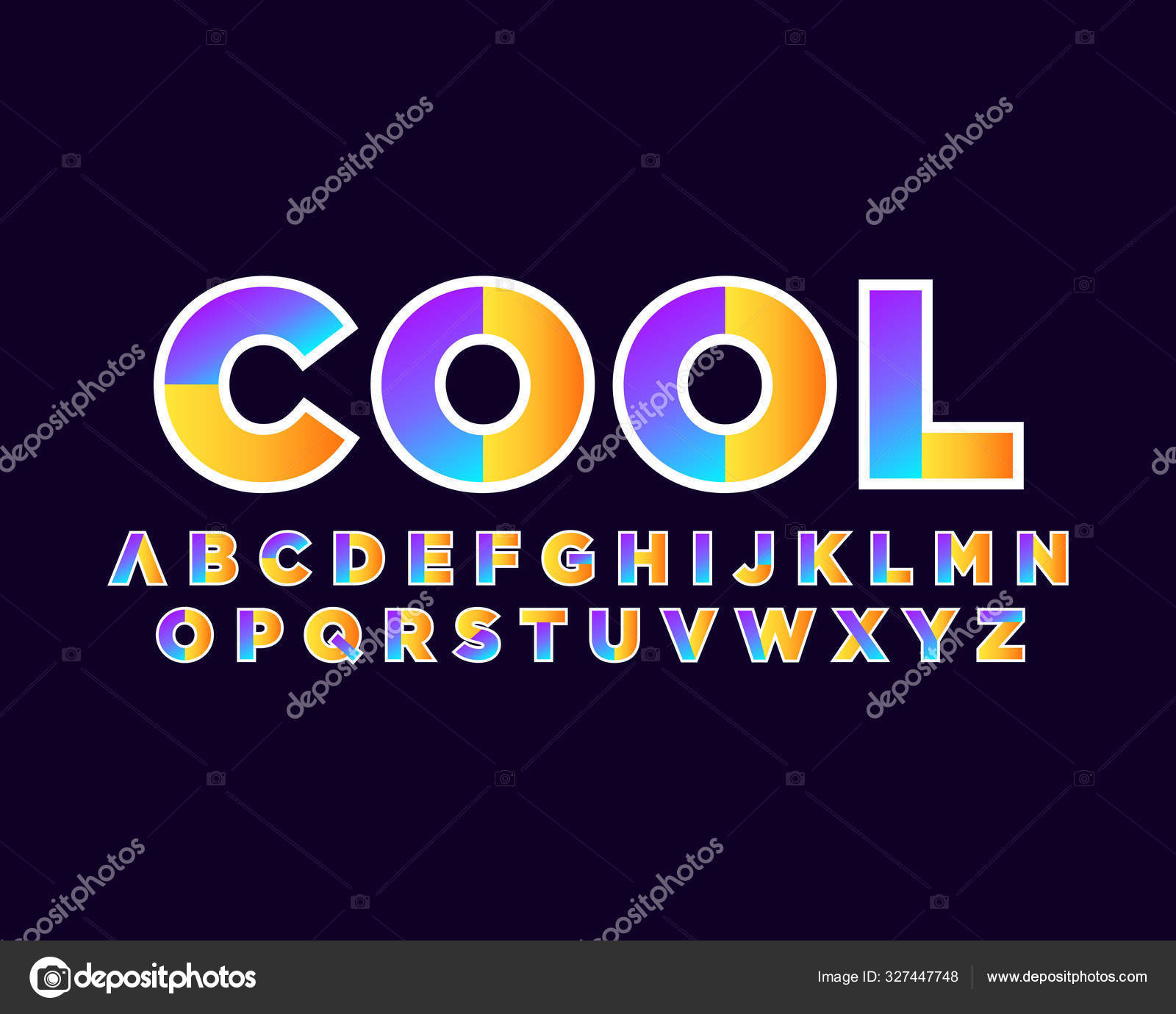 Vector Alfabeto Letras Fuente Tipografía Vector de Stock de ...
