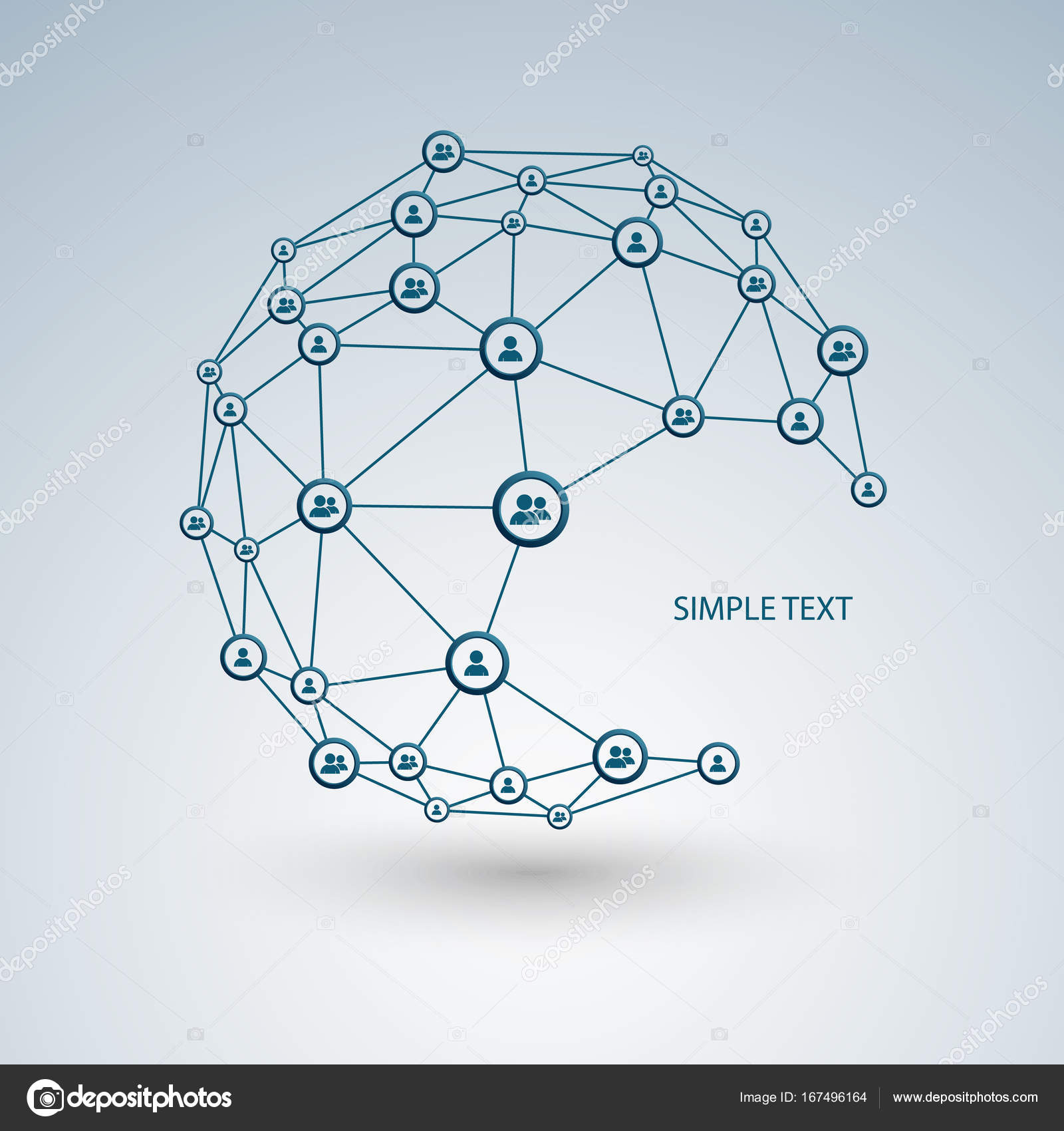 Abstract Network Connection Technology Design Background Stock Vector Image By ©plisman 167496164