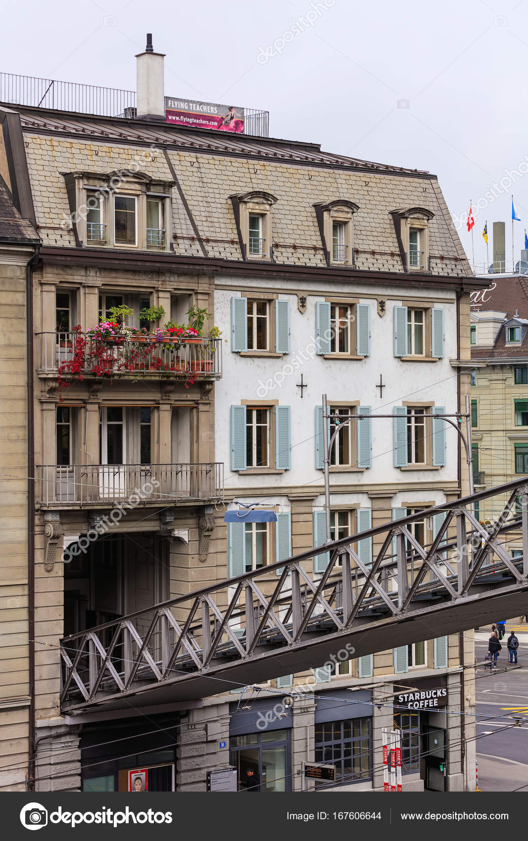 Polybahn funicular railway in Zurich, Switzerland – Stock Editorial ...
