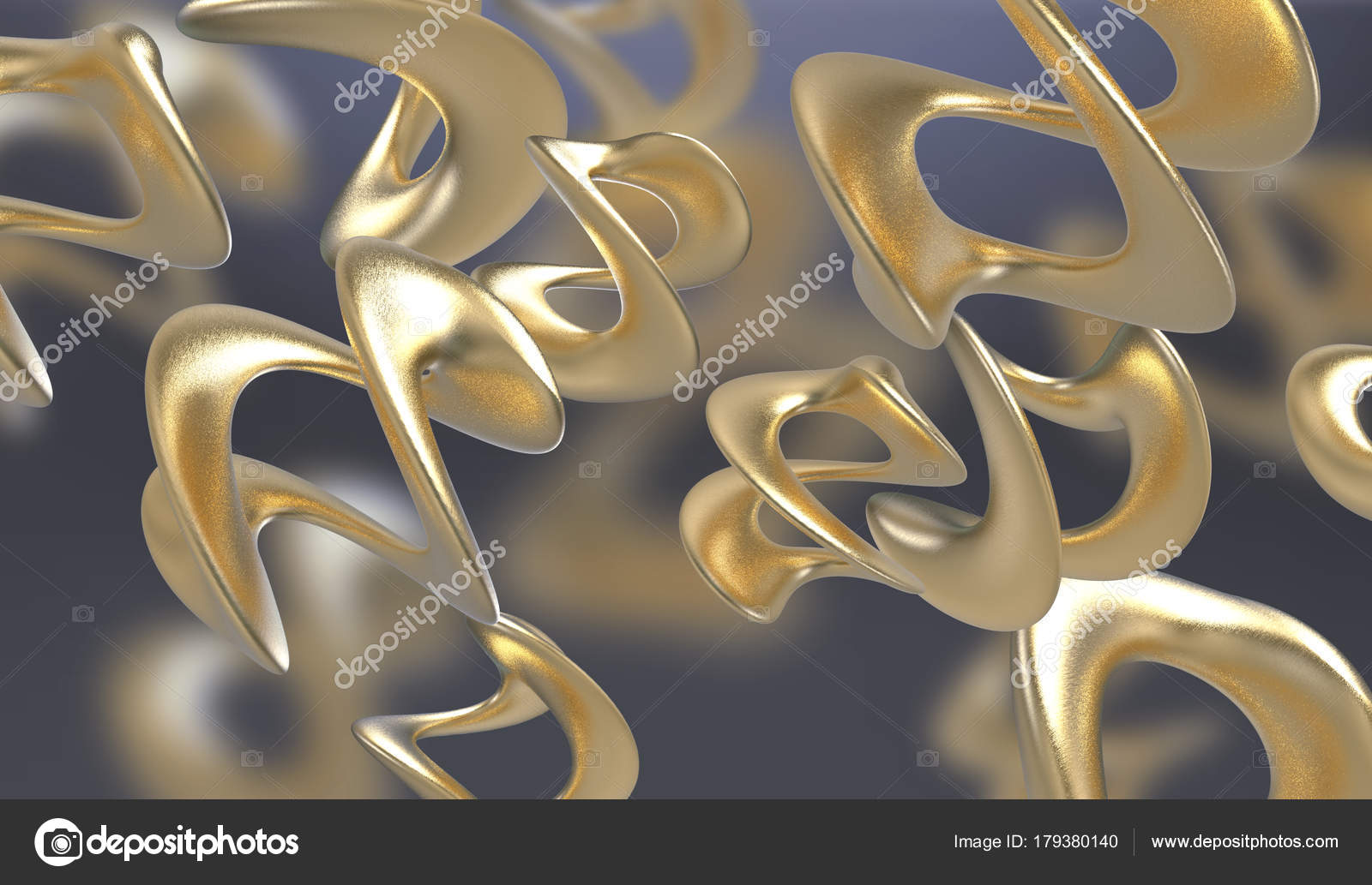 Abstract background with amorphous shape. Chaotic composition of ...