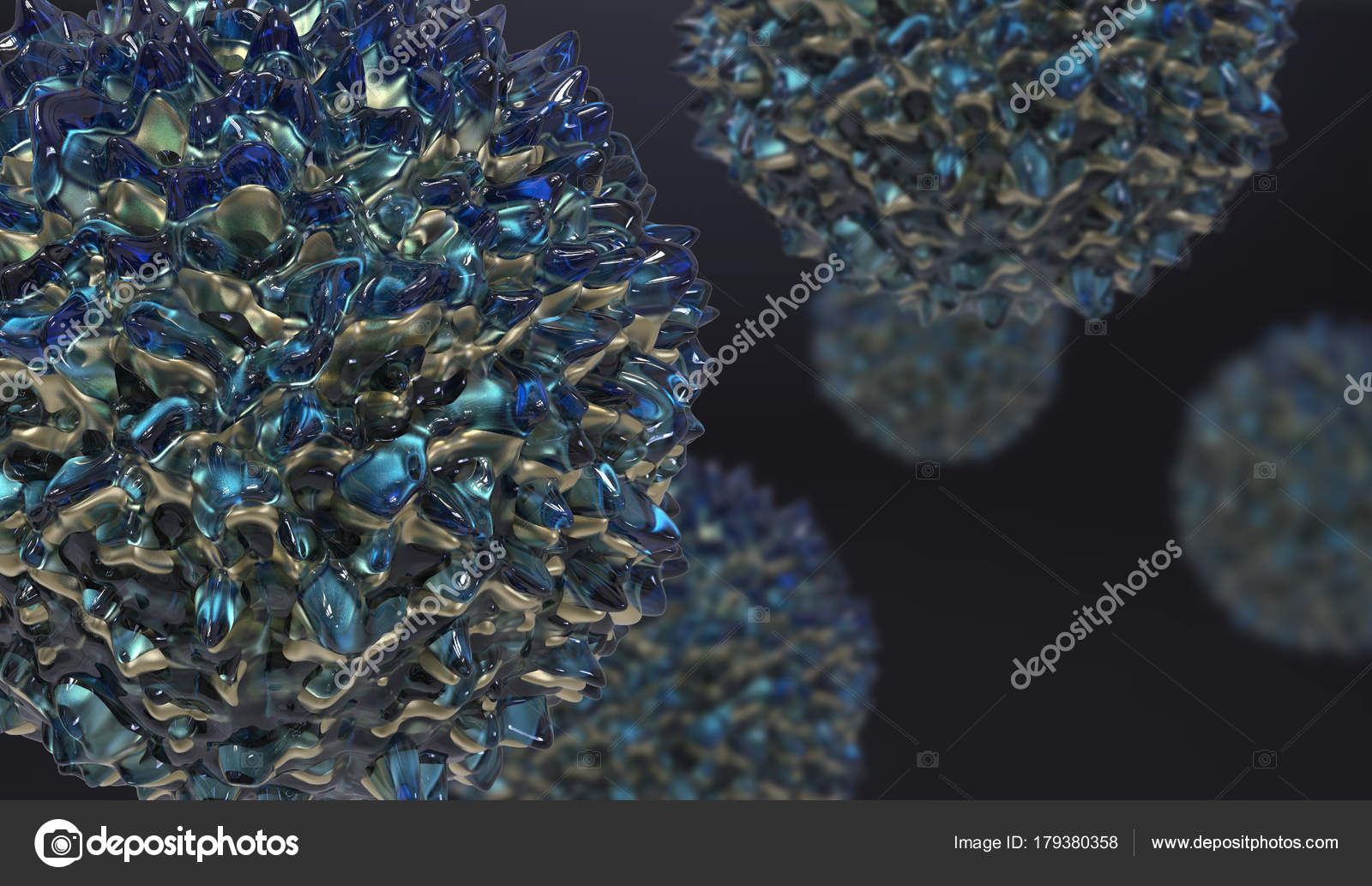 Abstract background with amorphous shape. Chaotic composition of ...