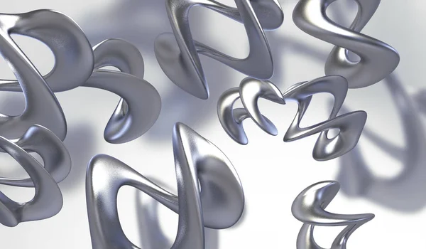 Abstract background with amorphous shape. Chaotic composition of ...