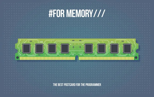 RAM Memory Card Cartoon — Stock Vector © rivansyamseller #44575029