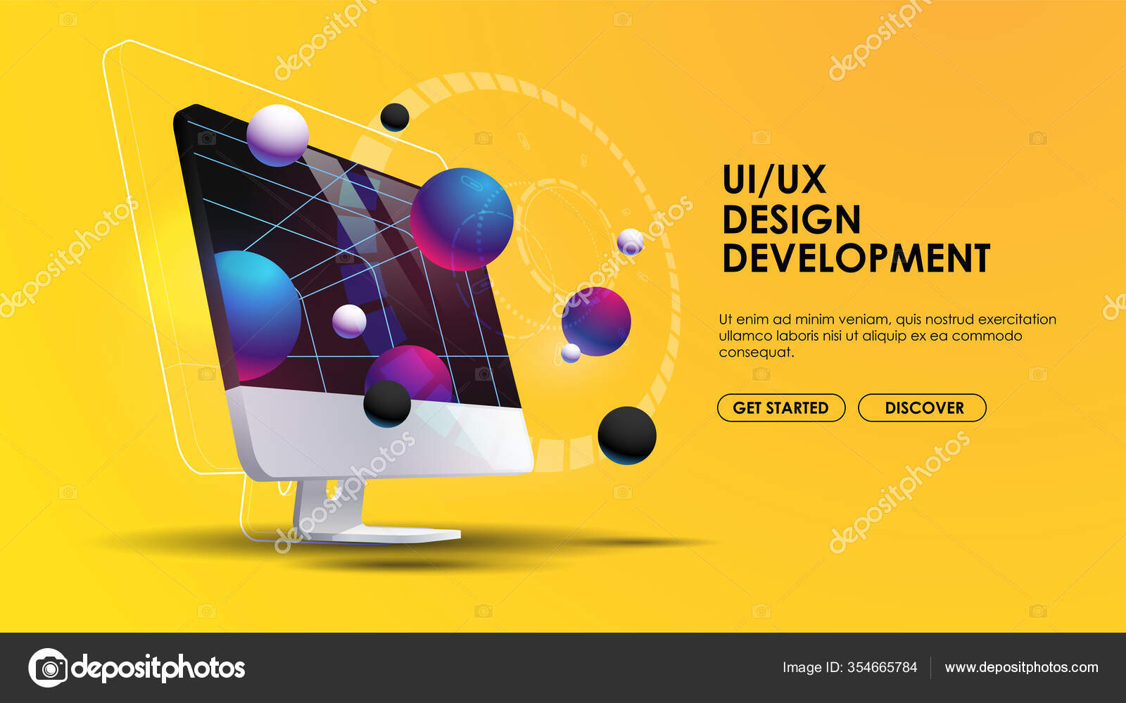 Development software. Technology business programming and coding app ...