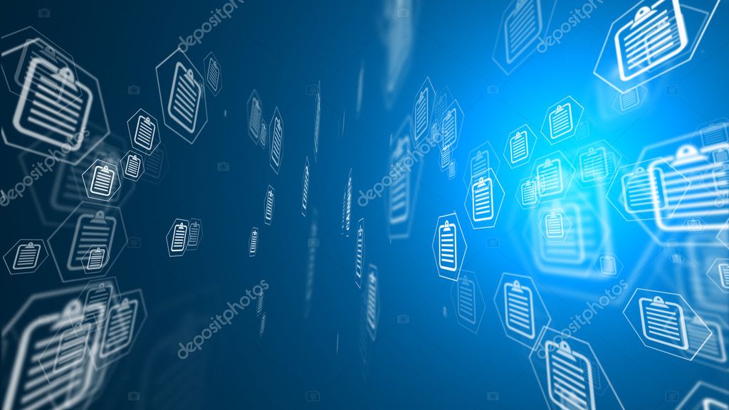 Document icon. Background from a variety of documents Stock Photo by ...