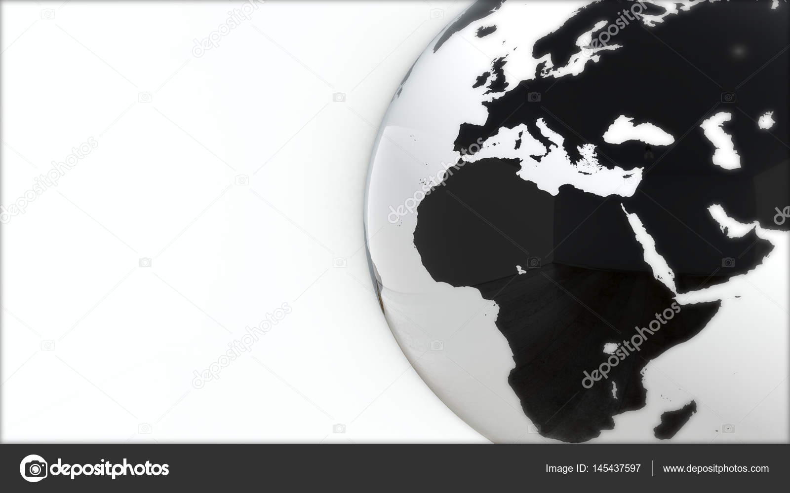 A model of the Earth. 3D Earth — Stock Photo © SWEviL #145437597