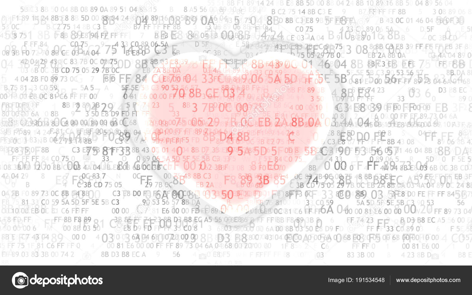 Love and computer programming. Electronic heart Stock Photo by ©SWEviL ...