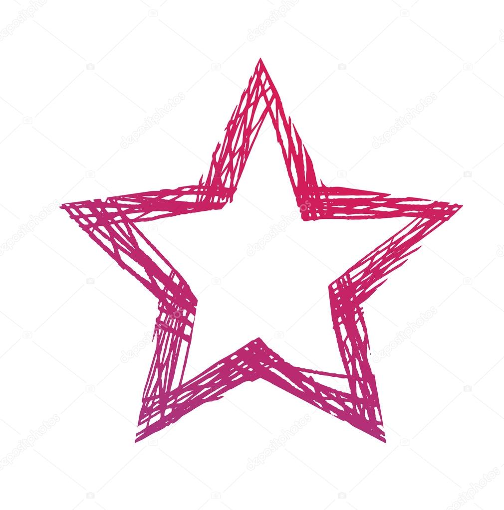 Grunge brush strokes, pink star Stock Vector Image by ©IvanNikulin ...