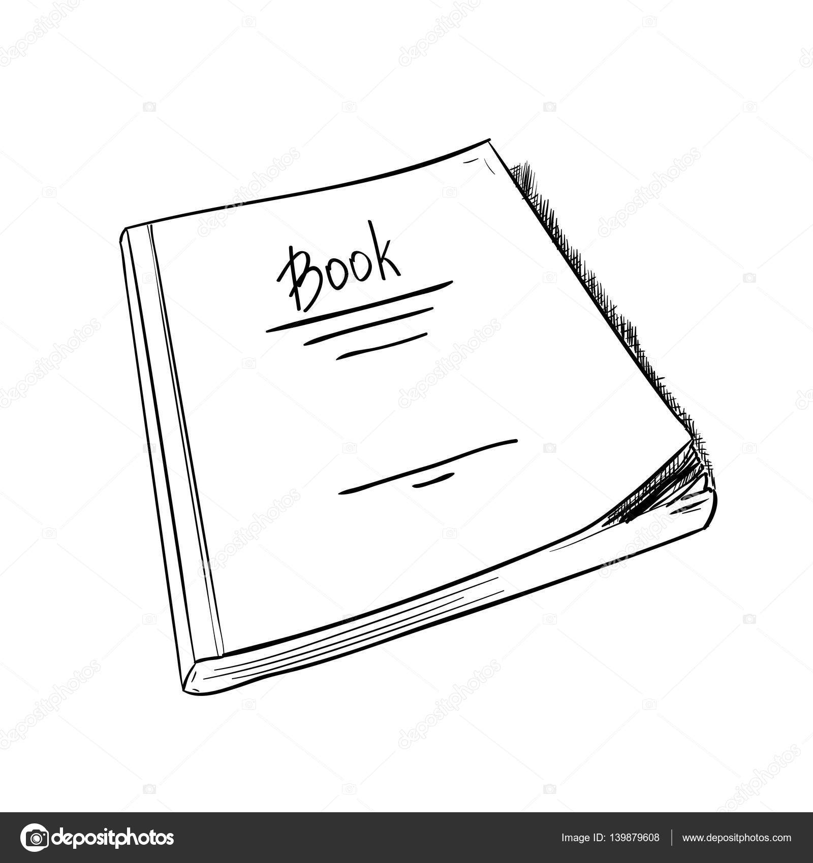 Line sketch of book Stock Vector Image by ©BeatWalk #139879608