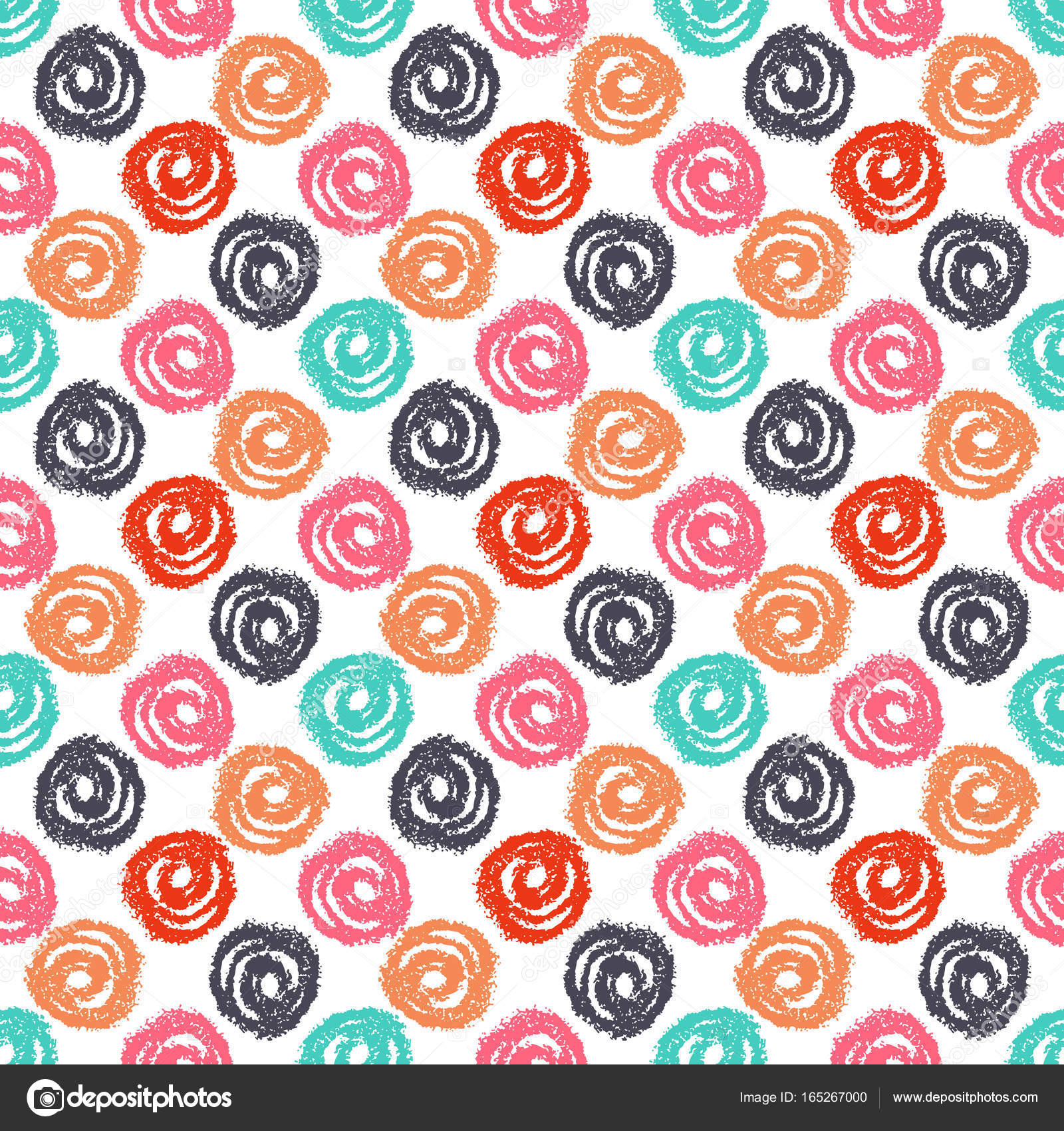 Seamless colorful pattern — Free Stock Vector © BeatWalk #165267000