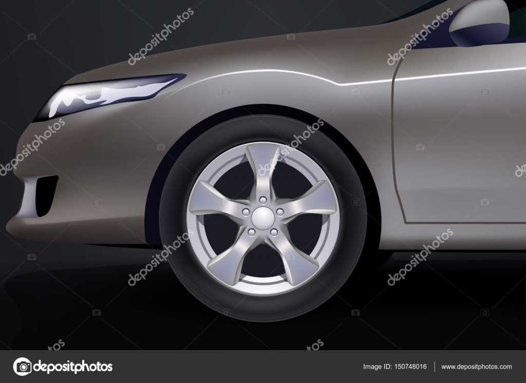 Car side wheel Stock Vector by ©IfH85 150748016