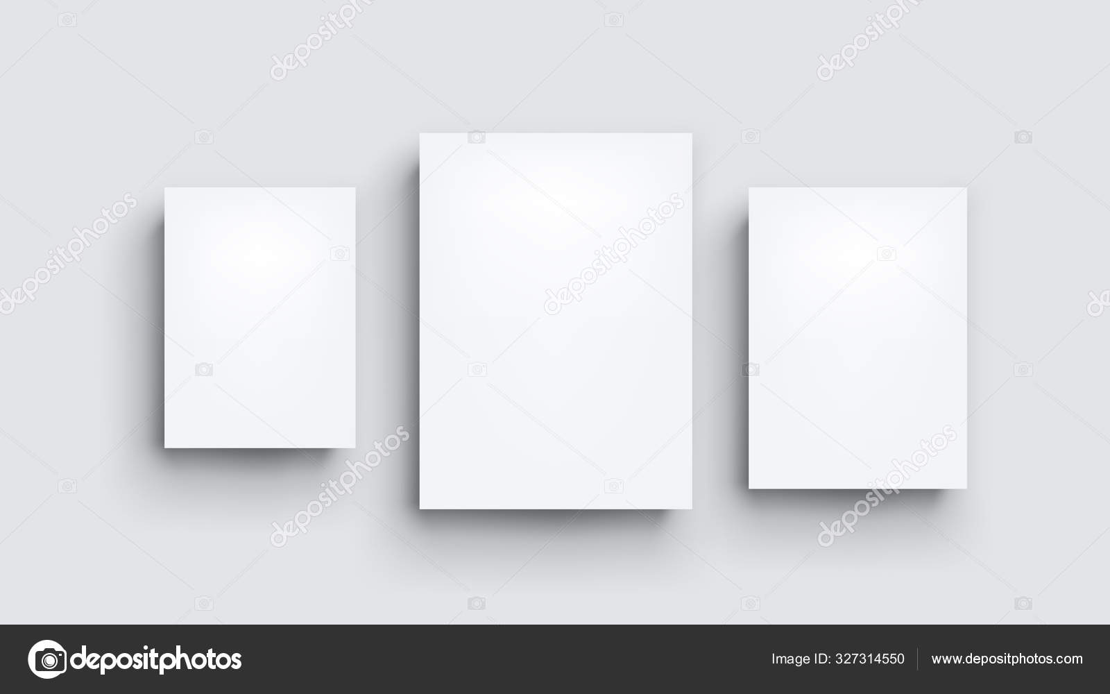 Three white boards on grey Stock Vector Image by ©IfH85 #327314550