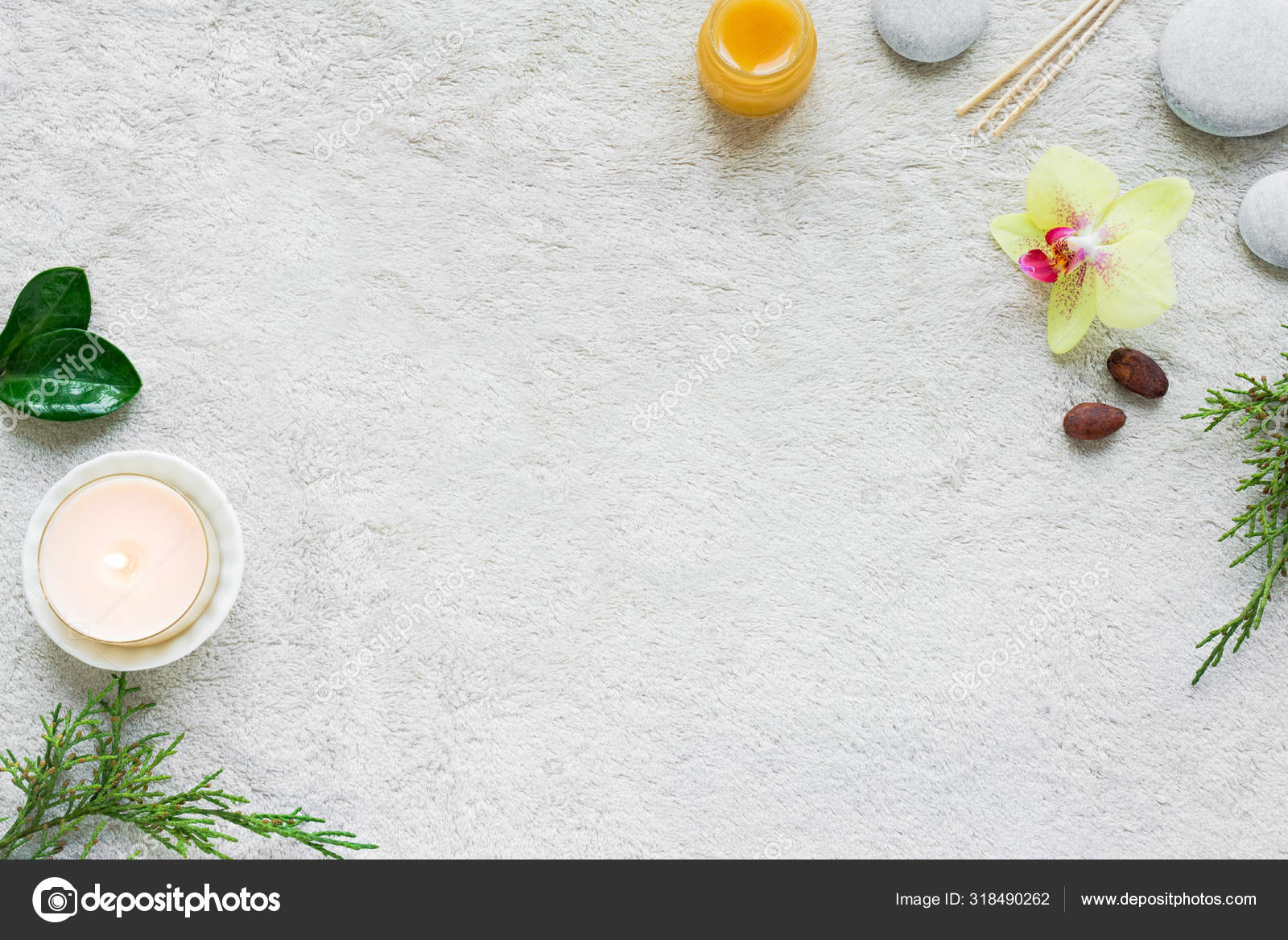 Natural Spa Background Stock Photo by ©Mizina 318490262