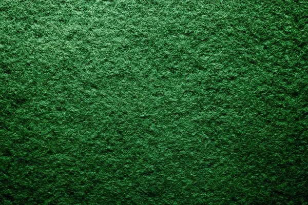 Dark green felt soft rough textile material background texture close up ...