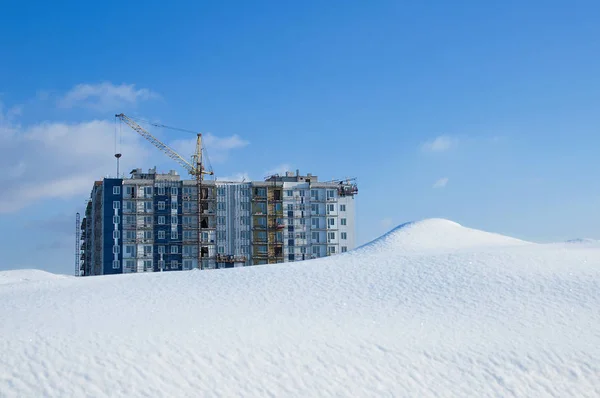 Building construction snow Stock Photos, Royalty Free Building ...