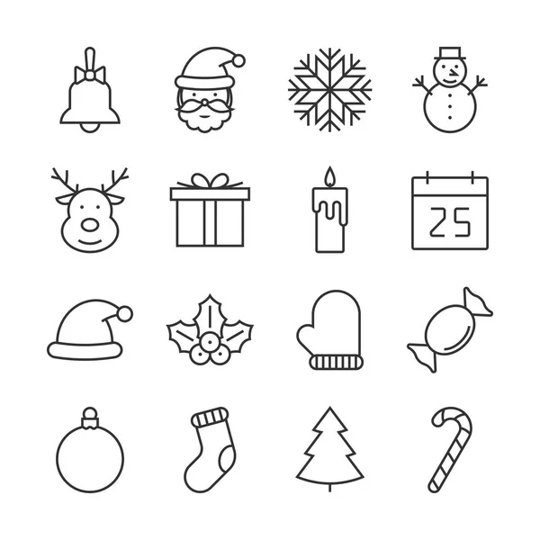 Christmas outline Vector Art Stock Images | Depositphotos