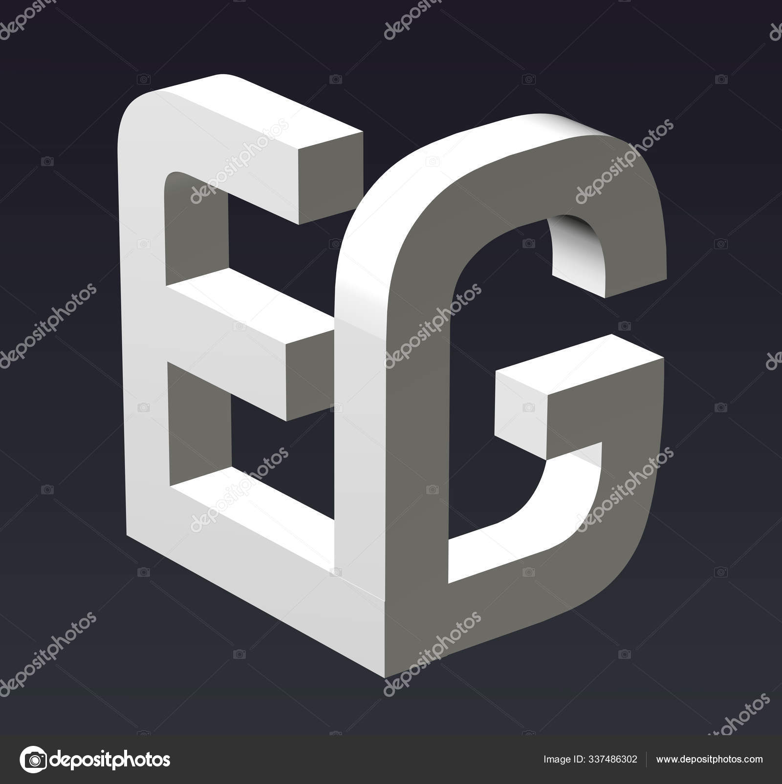 Font Stylization Letters Font Composition Logo Rendering — Stock Photo ...