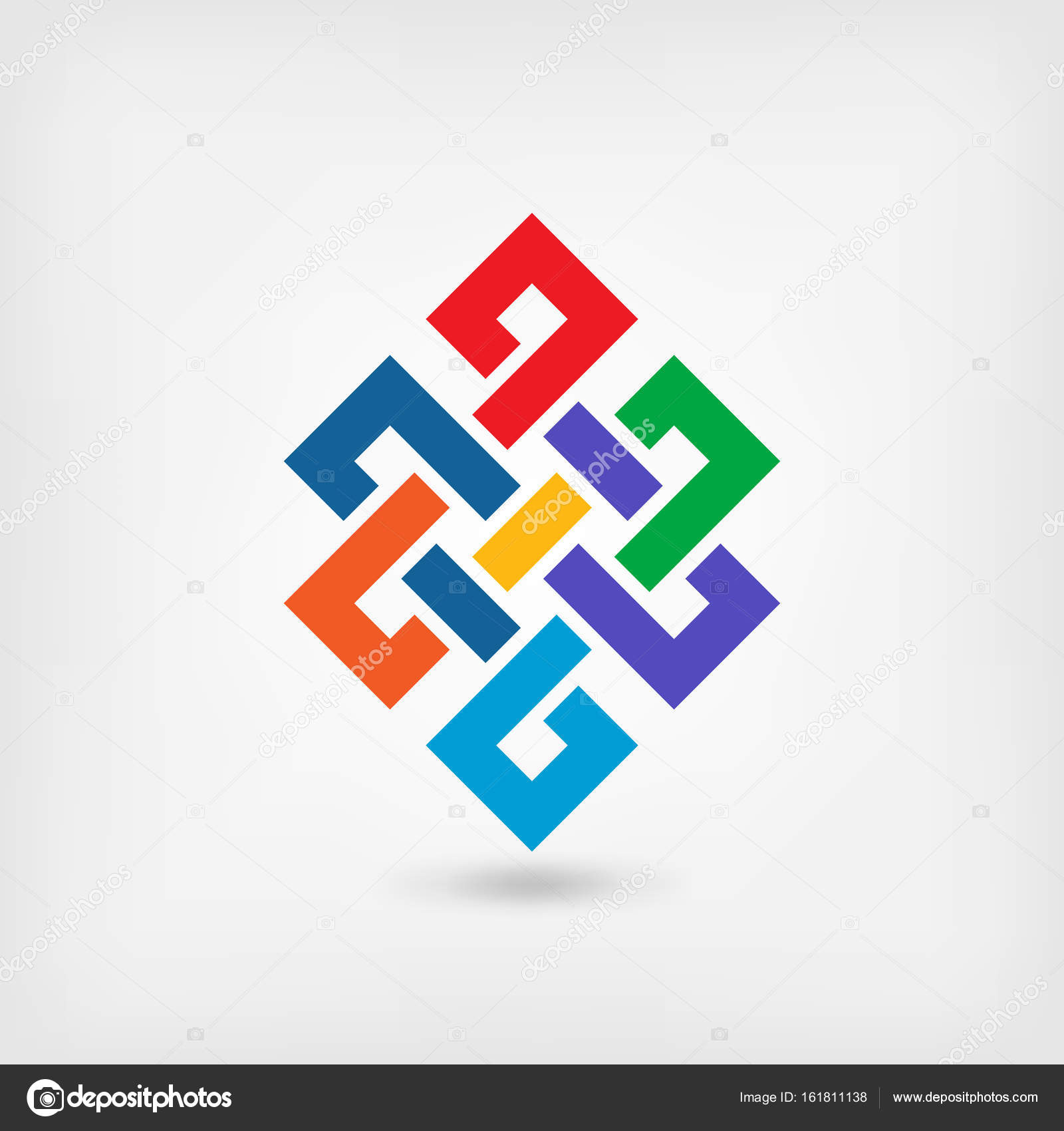 Shrivatsa endless knot Stock Vector by ©natbasil 161811138