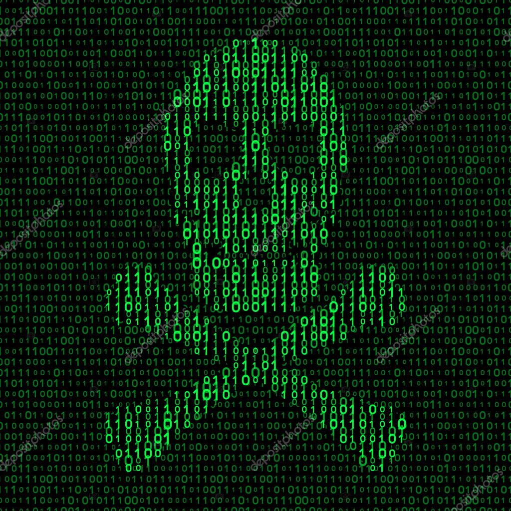 Skull and crossbones with binary code. virus concept — Stock Vector ... Skull and crossbones with binary code. virus concept — Stock Vector ...