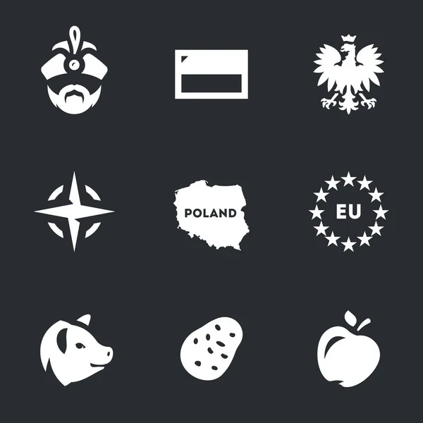 Vector Set of Poland Icons. — Stock Vector © steinar14 #150486890