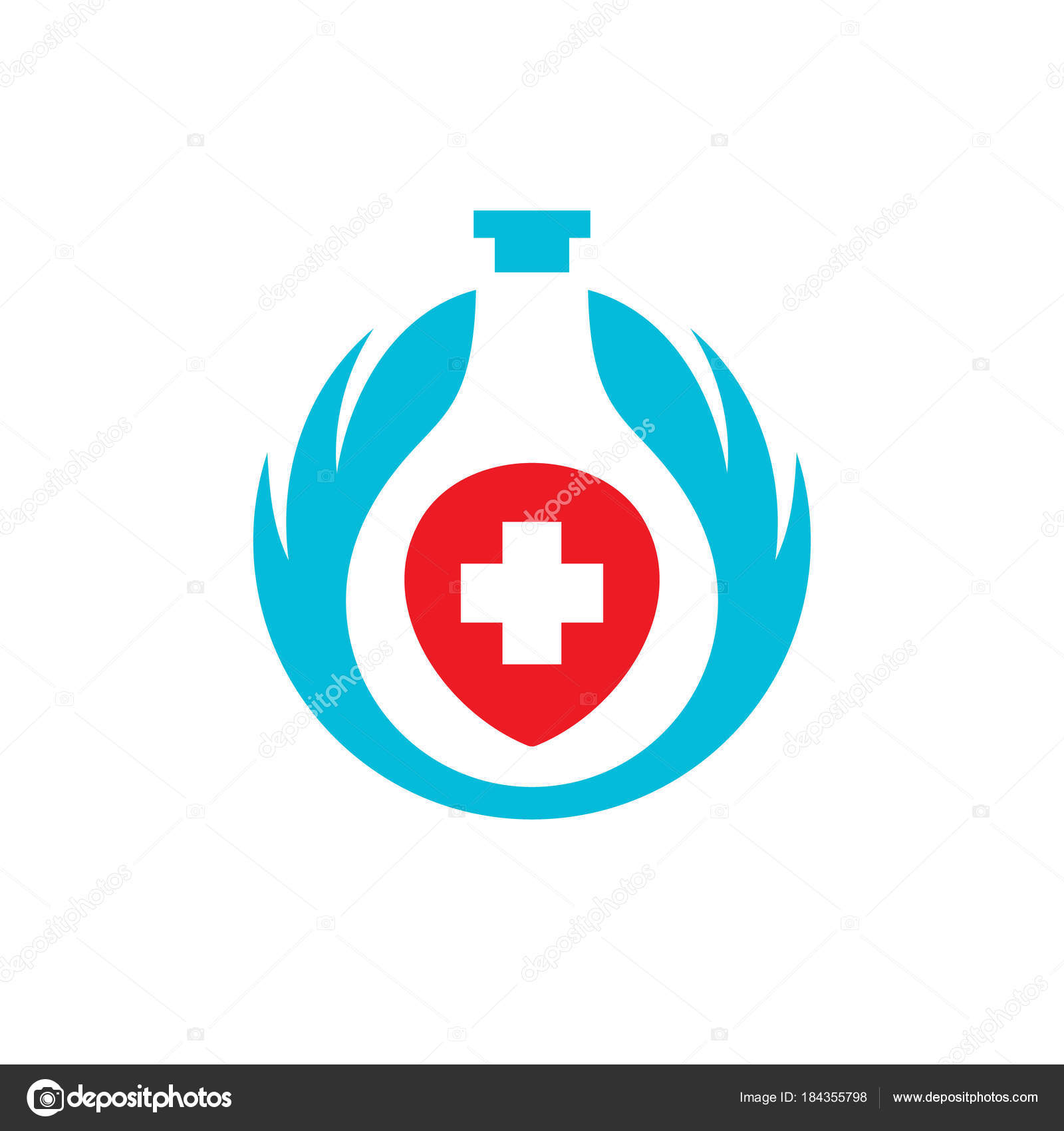 Elixir of health abstract sign Stock Vector Image by ©steinar14 #184355798