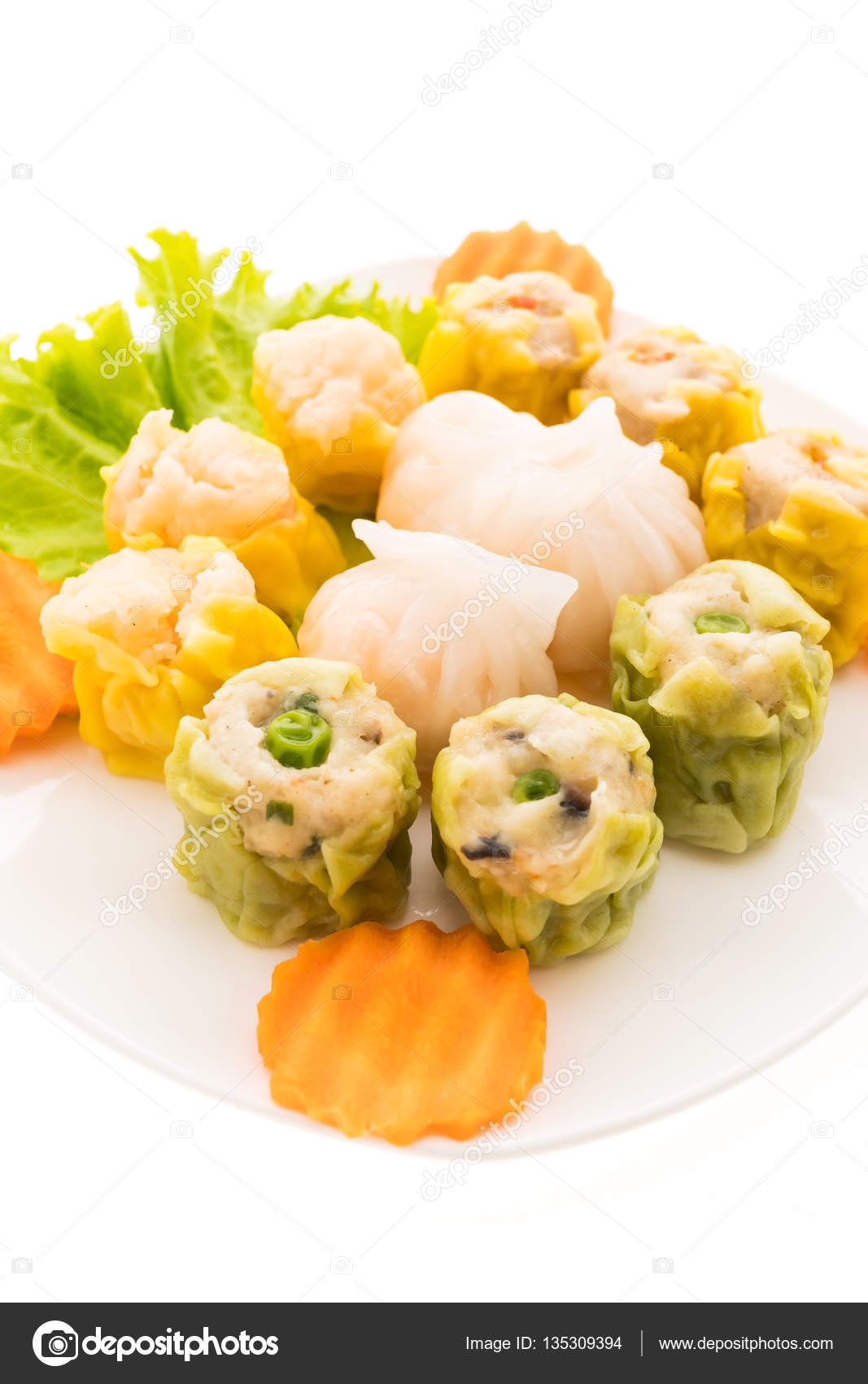 Dim sum and dumpling Stock Photo by ©mrsiraphol 135309394