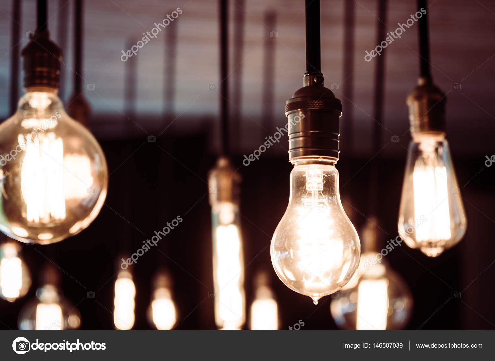 Vintage and Retro light bulb Stock Photo by ©mrsiraphol 146507039