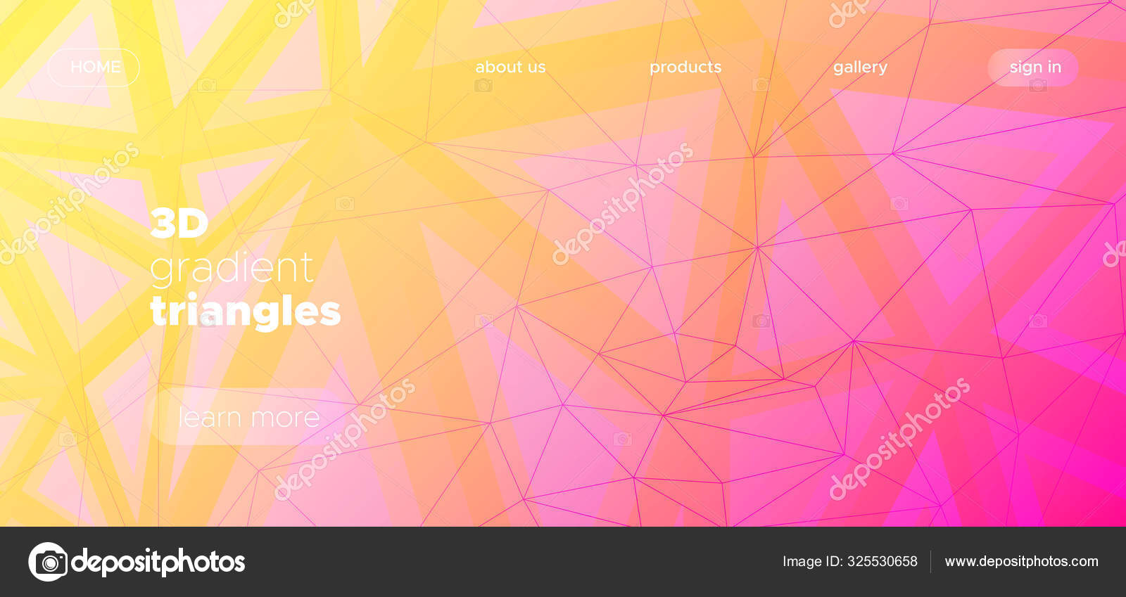 Minimal Triangles Wallpaper. Trendy Polygon Stock Vector by ©ingara ...