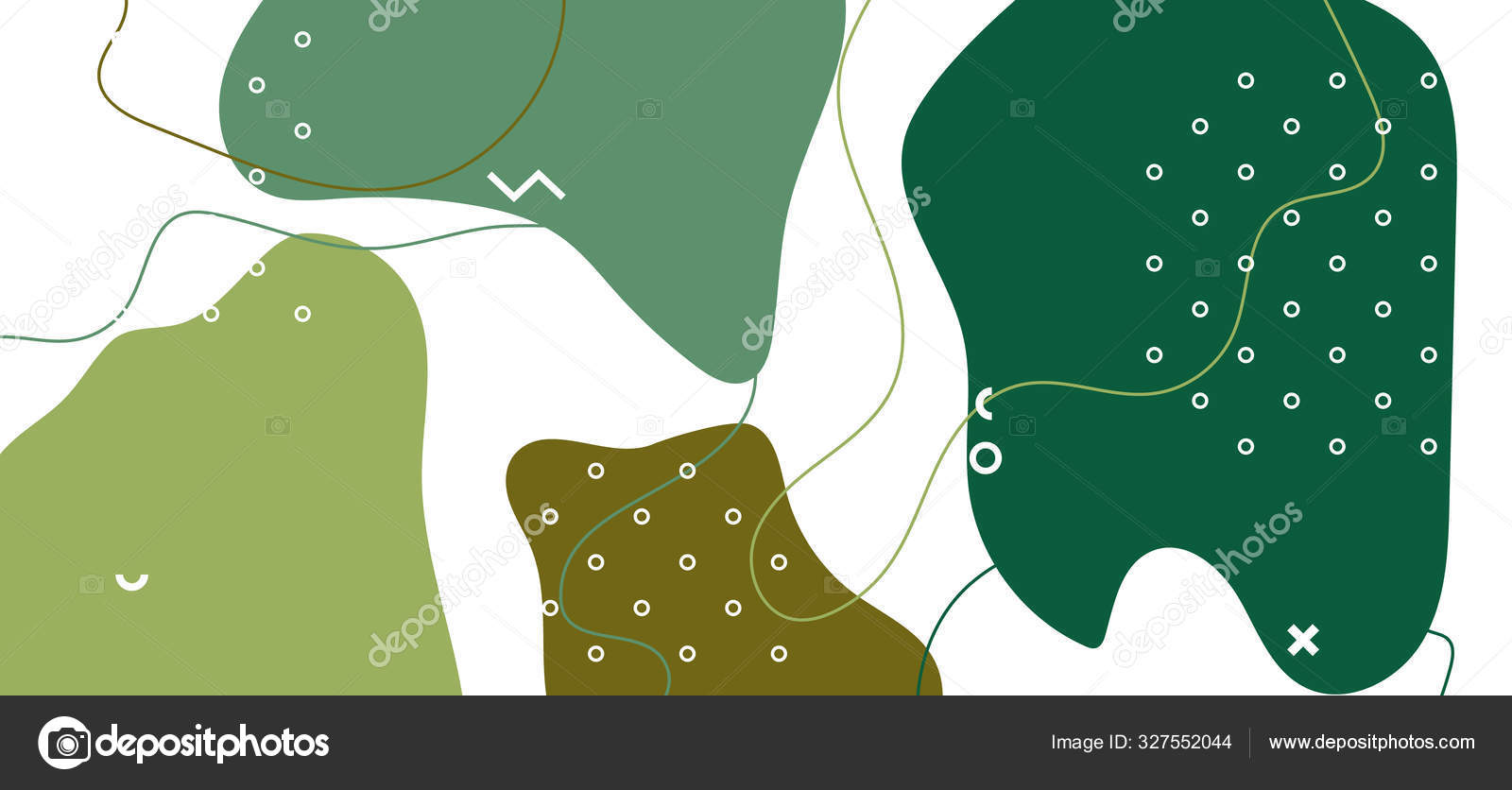 Modern Camouflage Background. Vector Forest Wave ⬇ Vector Image by ...