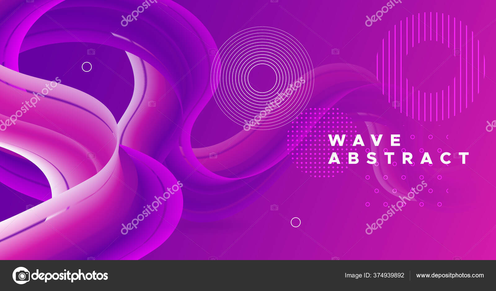 Pink Abstract Wave Background. Fluid Dynamic Stock Vector by ©ingara ...