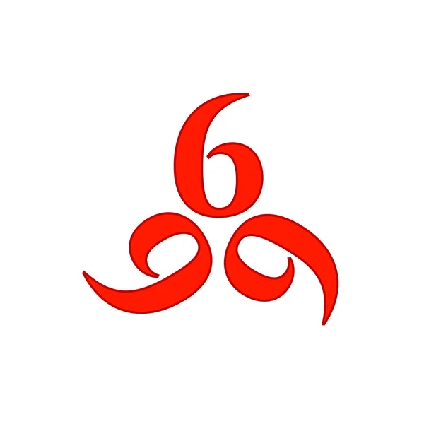 666 野兽或天使的编号或魔鬼编号 图库矢量图©shawlin 316882078