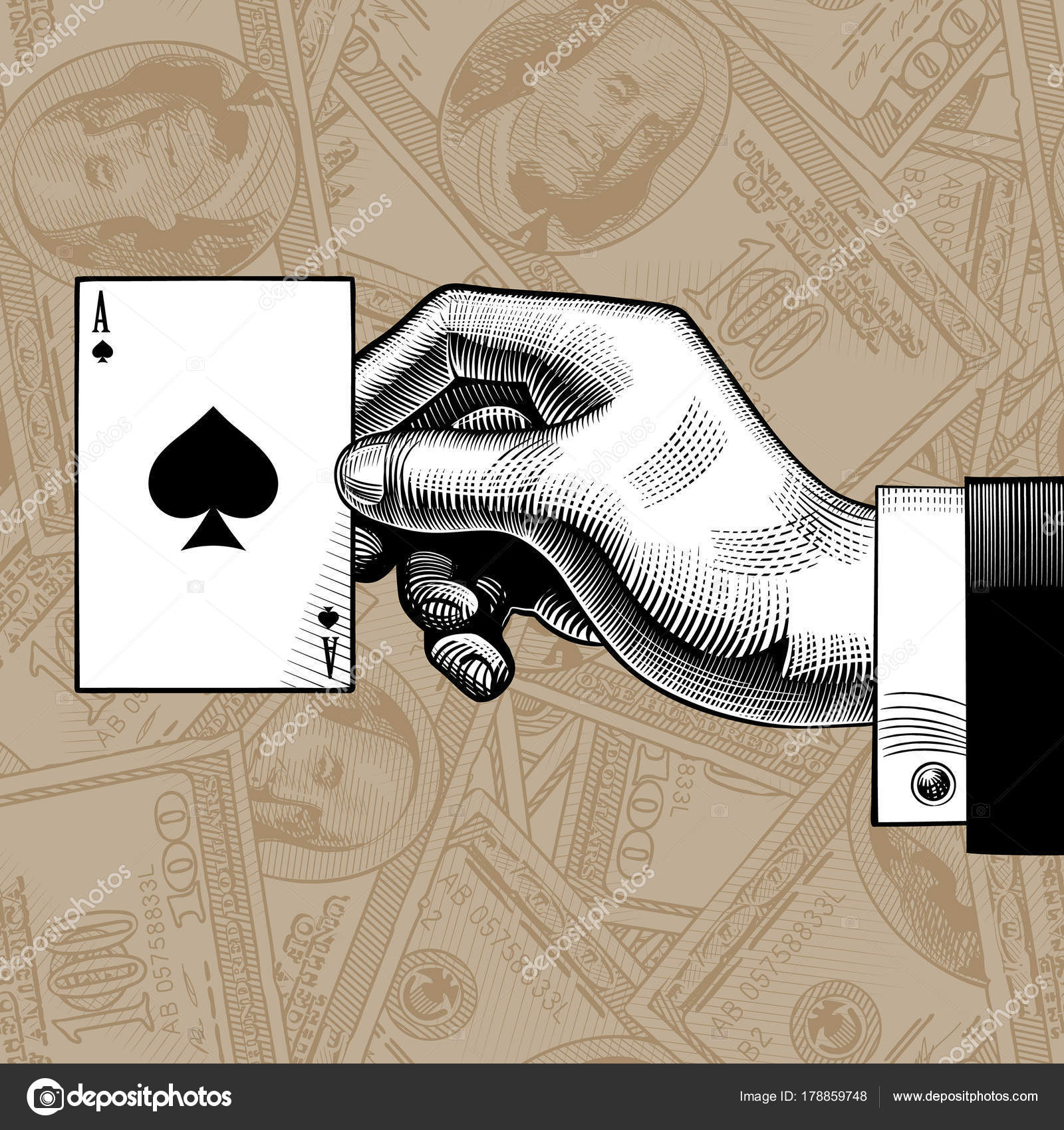 Ace Of Spades Drawing