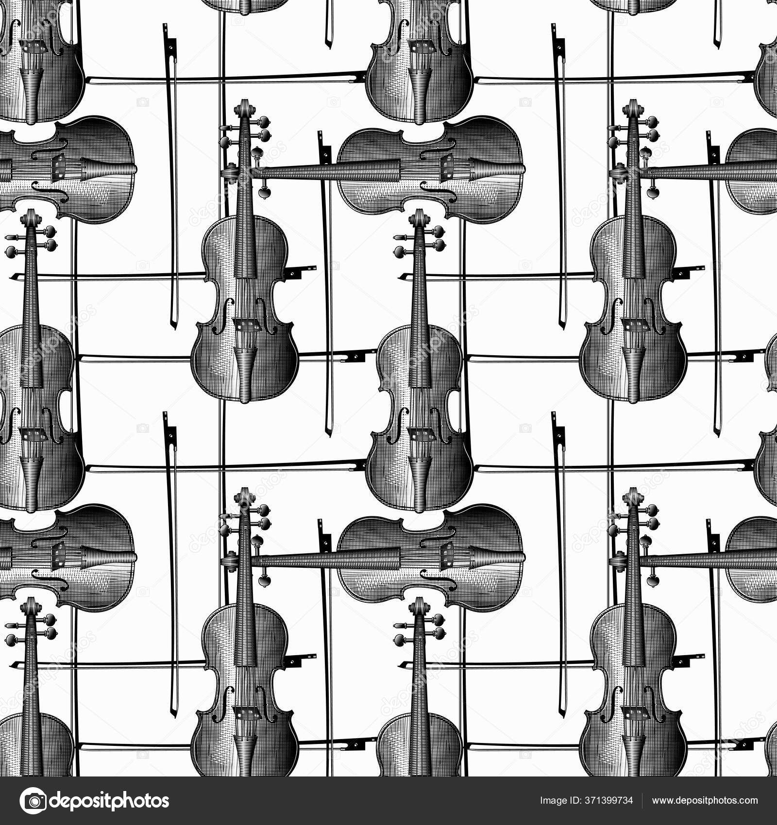 Violin. Musical instruments on a white background. Stock Vector by ...