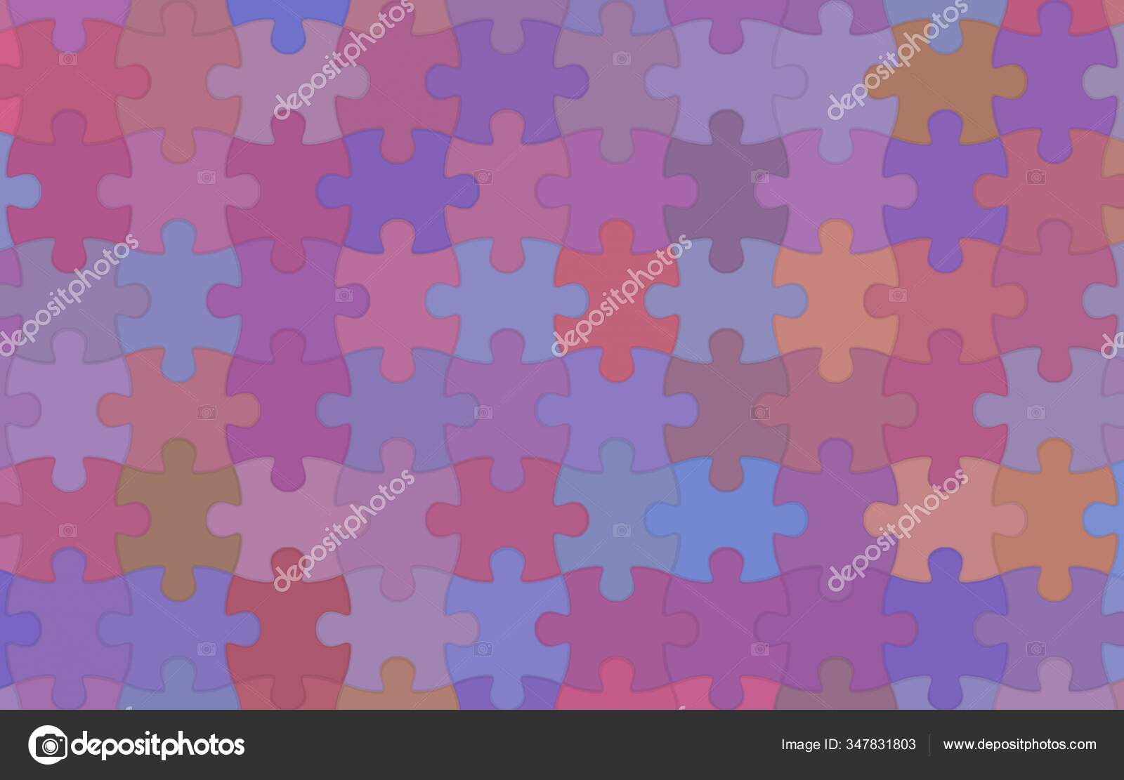 Modern Digital Abstract Jigsaw Puzzle Background — Stock Photo ...