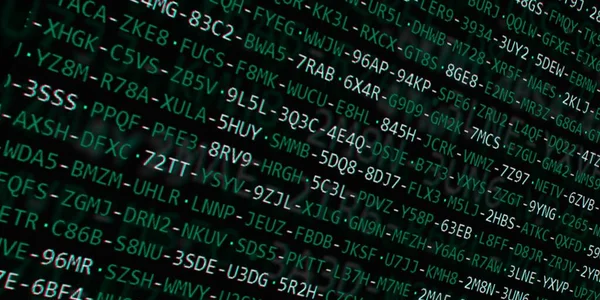 Software developer programming code. Abstract modern virtual computer ...