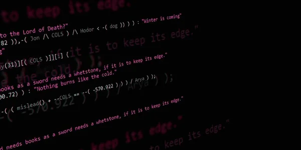 Software Developer Programming Code Abstract Modern Virtual Computer