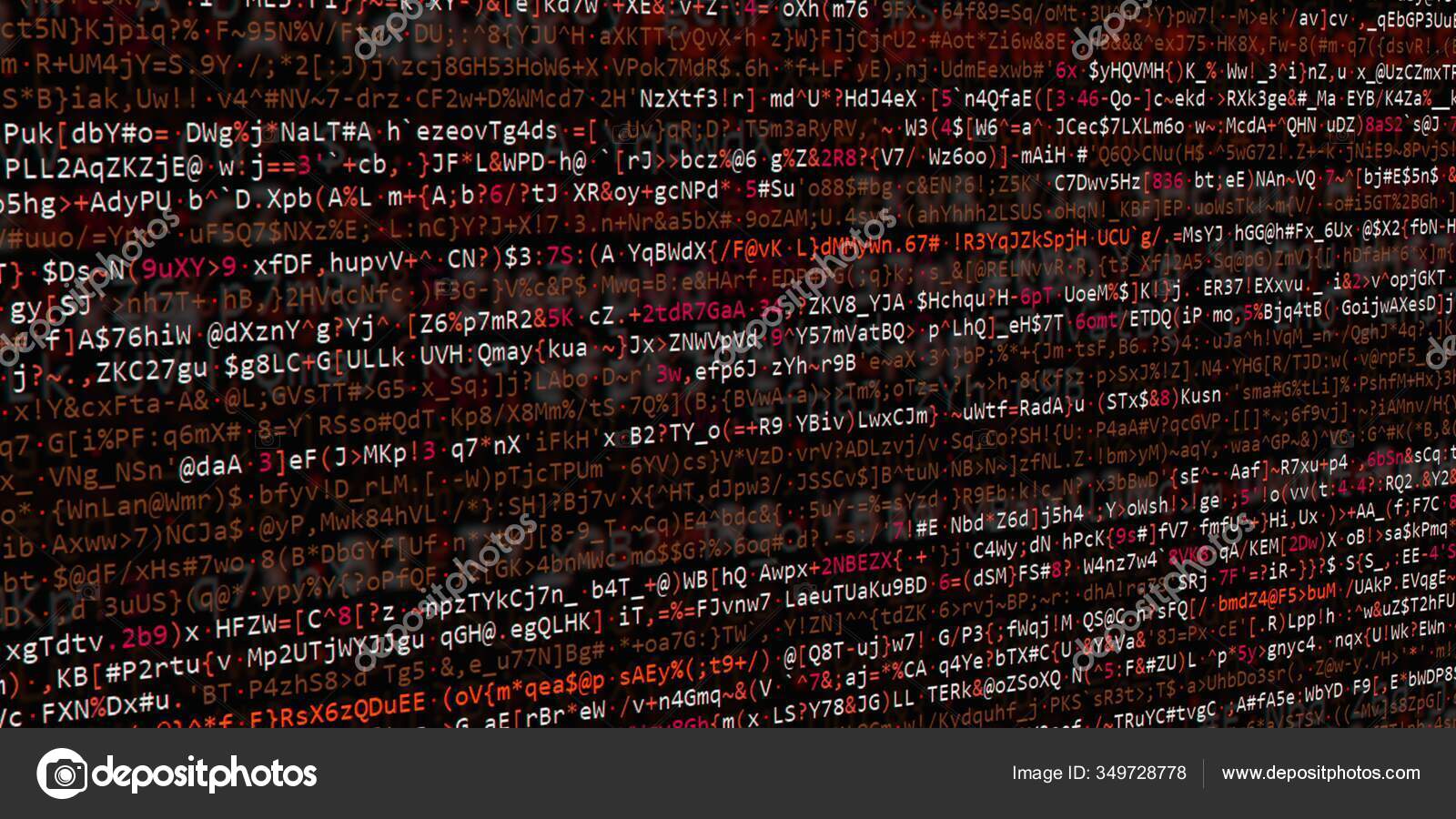 Software Developer Programming Code Abstract Modern Virtual Computer Script Work Stock Photo by ...