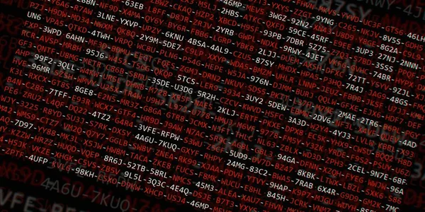 Software developer programming code. Abstract modern virtual computer ...