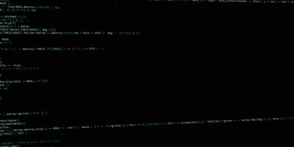 Software developer programming code. Abstract modern virtual computer ...