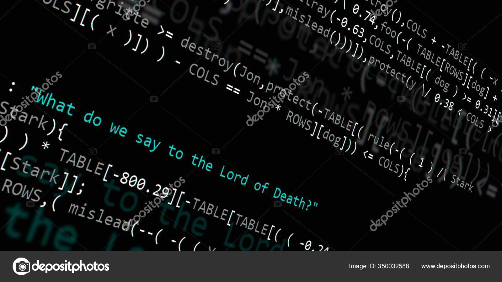 Software Developer Programming Code Abstract Modern Virtual Computer ...