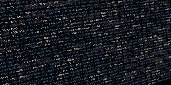 Software developer programming code. Abstract modern virtual computer ...