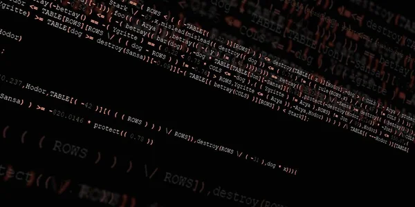 Software Developer Programming Code Abstract Modern Virtual Computer