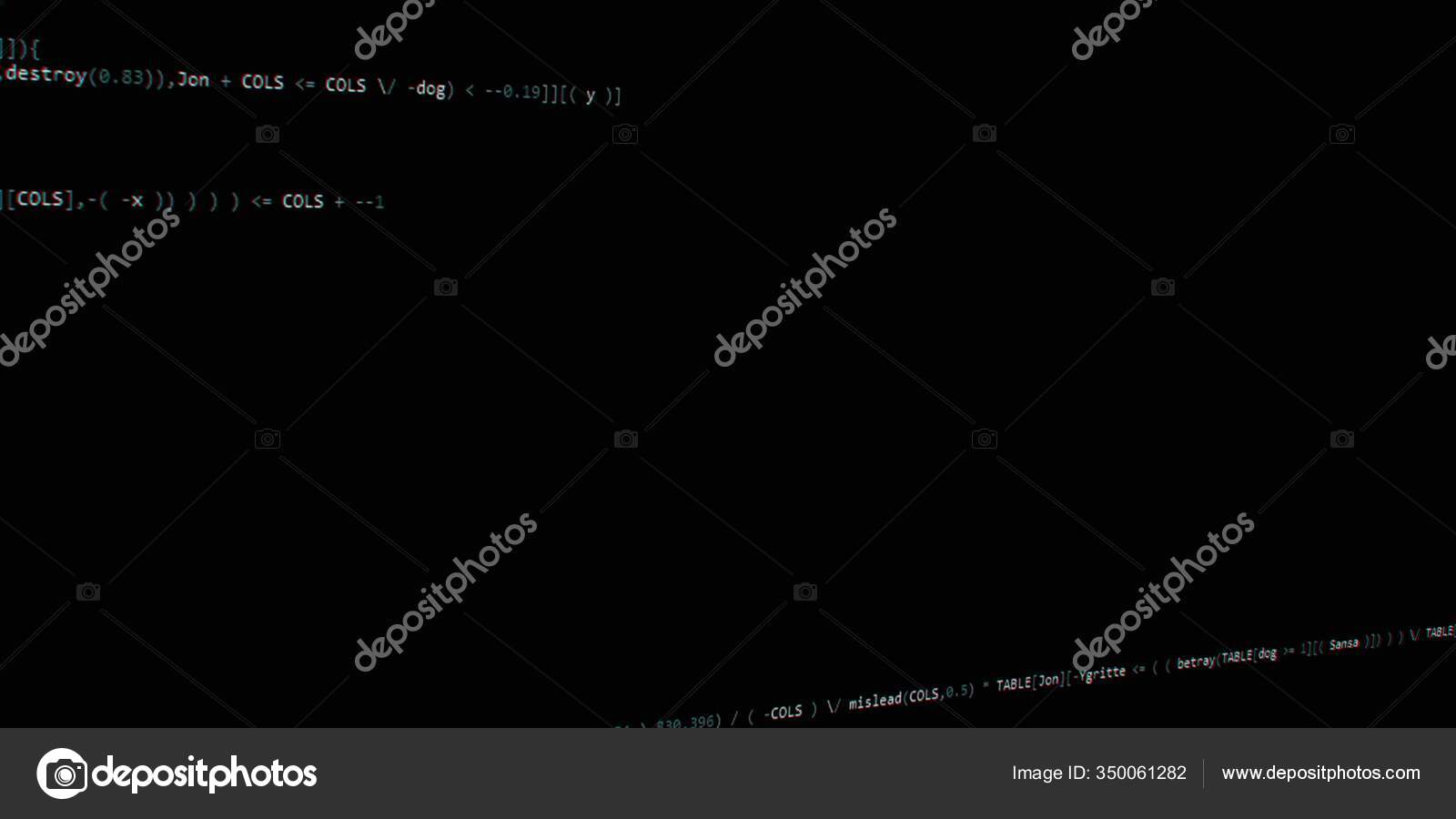 Software Developer Programming Code Abstract Modern Virtual Computer Script Work — Stock Photo ...