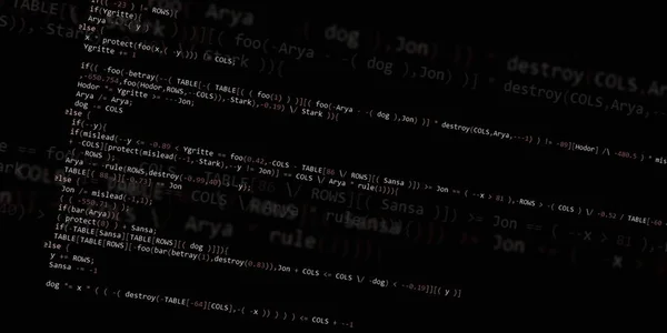 Software Developer Programming Code Abstract Modern Virtual Computer